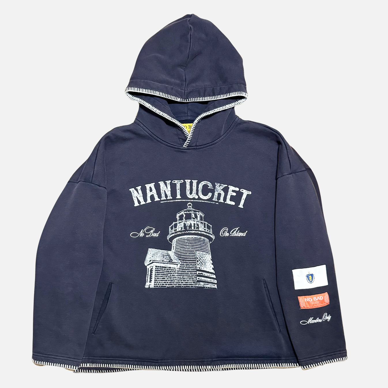 NANTUCKET "ON ISLAND" HOODIE – NO BAD